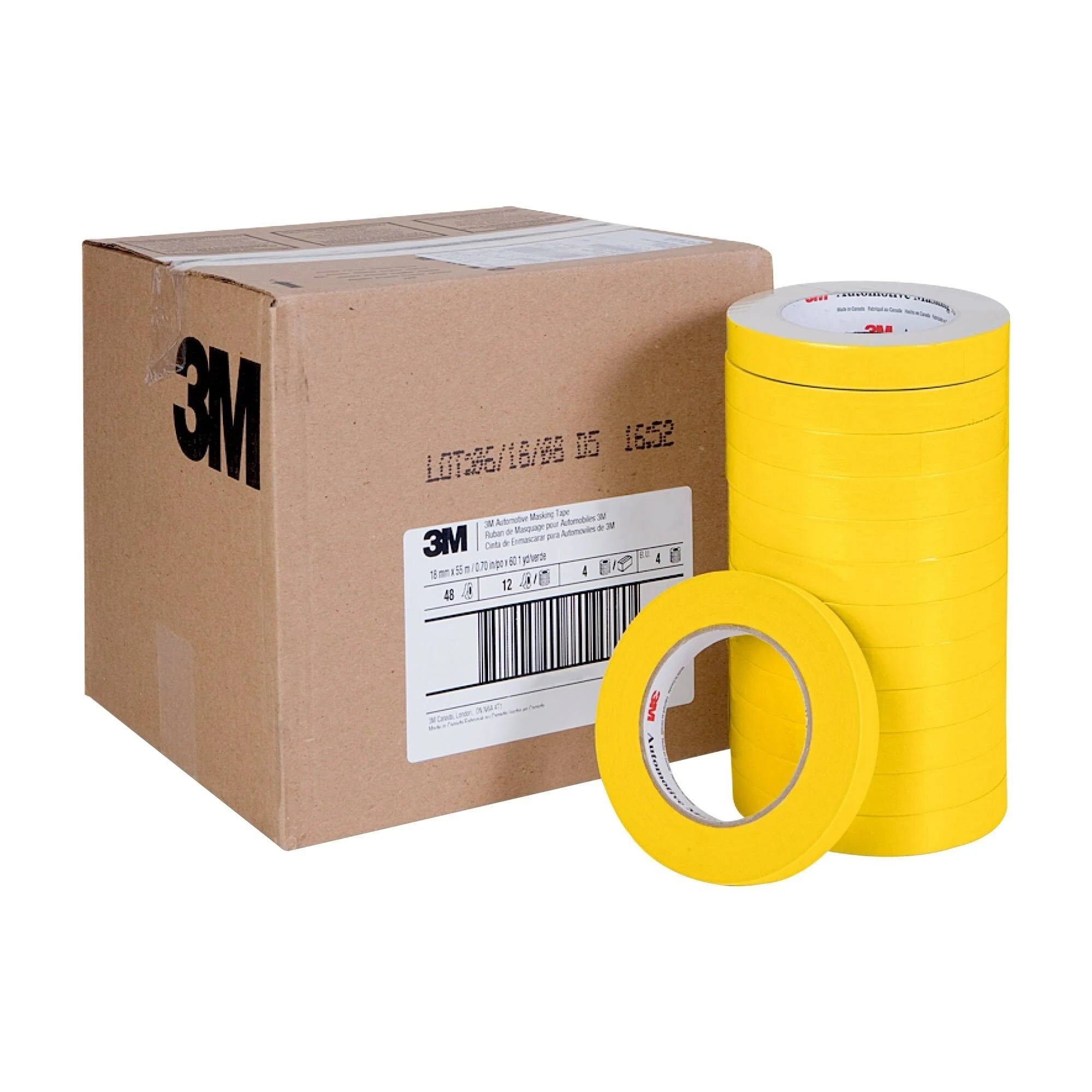 3M 06656 - 388N AUTOMOTIVE REFINISHING MASKING TAPE - 55M X 48MM - 24P ...